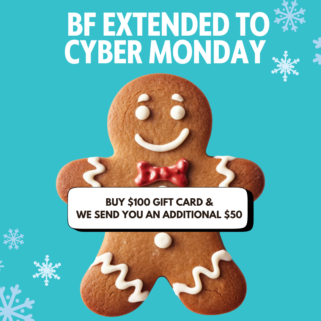 Black Friday Extended to Cyber Monday – Le Dolci