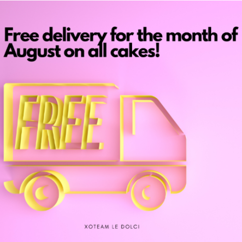 FREE August Delivery – Le Dolci